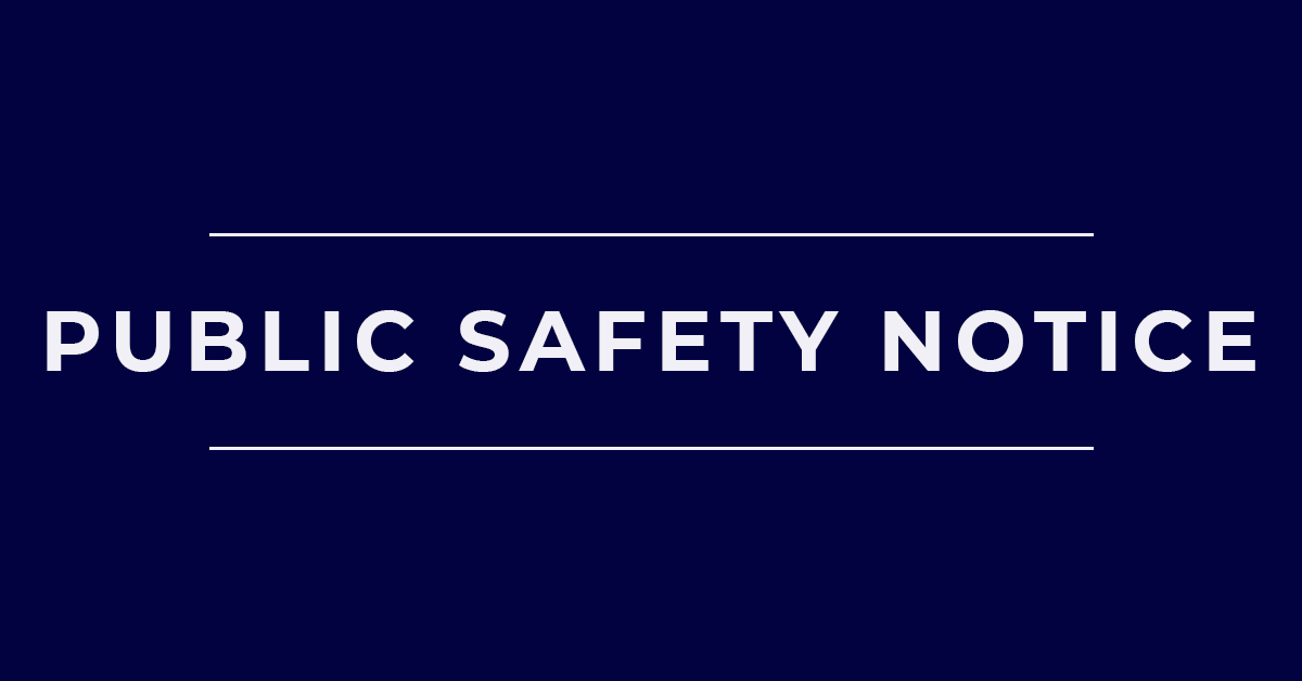 Public Safety Notice: Burglary on Briaroaks Road - GOVERNMENT